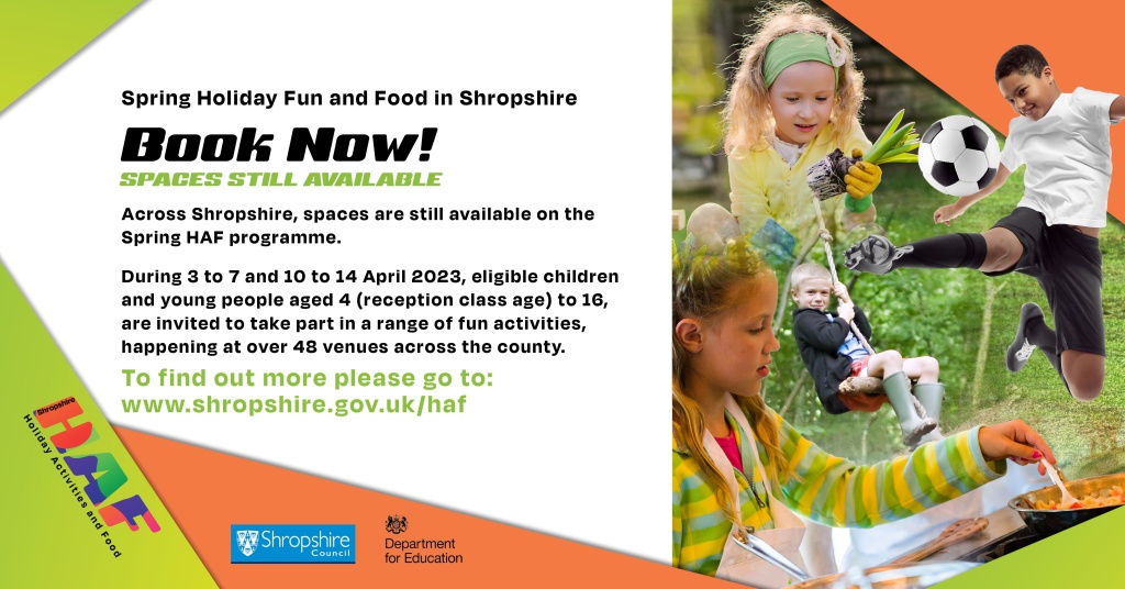 Easter/Spring HAF programme – Bicton Primary School & Nursery