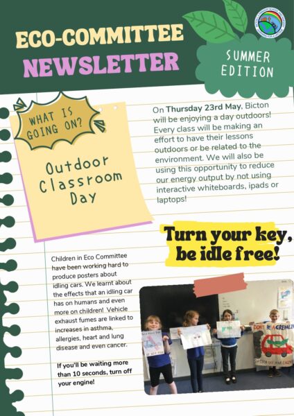 Eco Committee Summer Newsletter – Bicton Primary School & Nursery